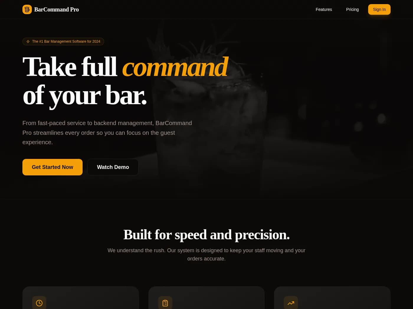 Bar Command Pro