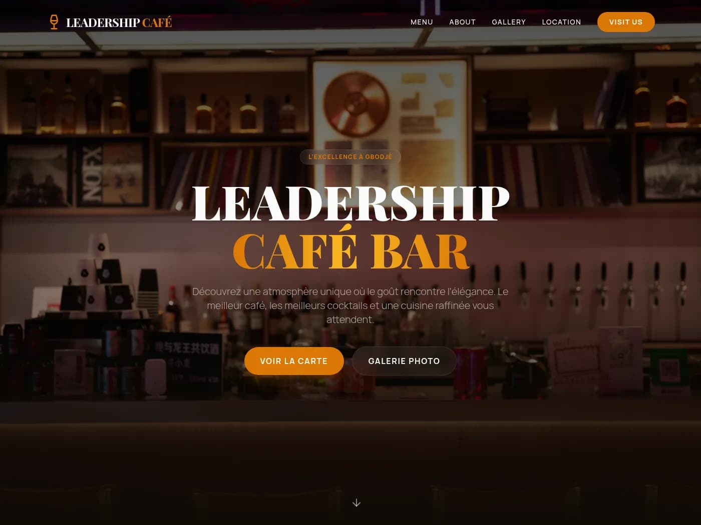 Bar Showcase Site