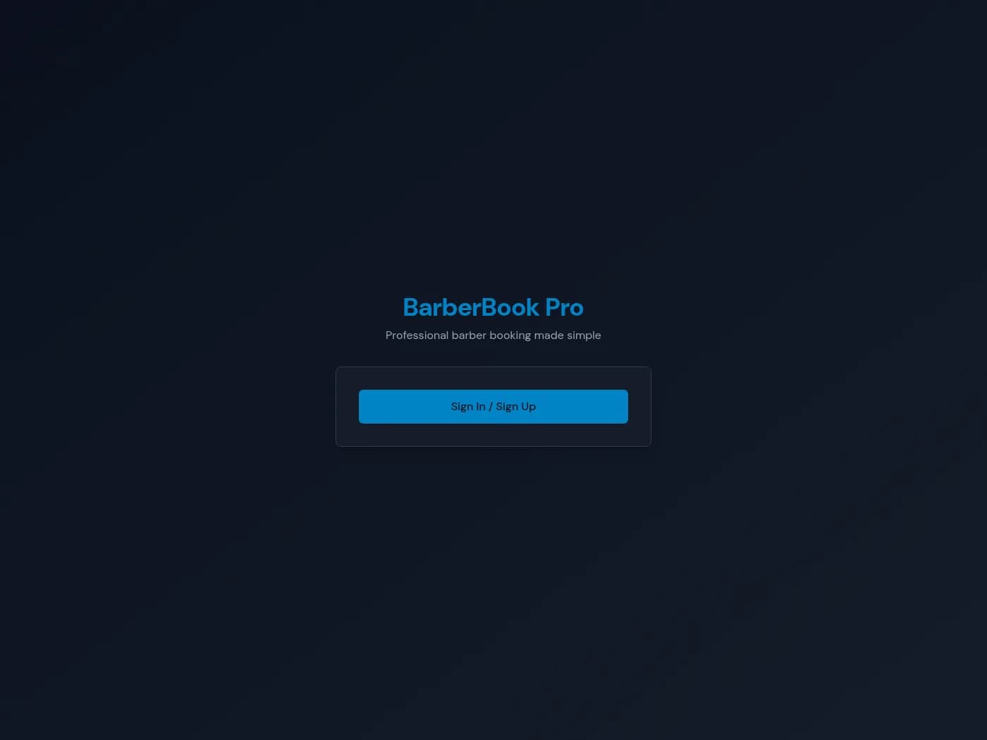 BarberBook Pro