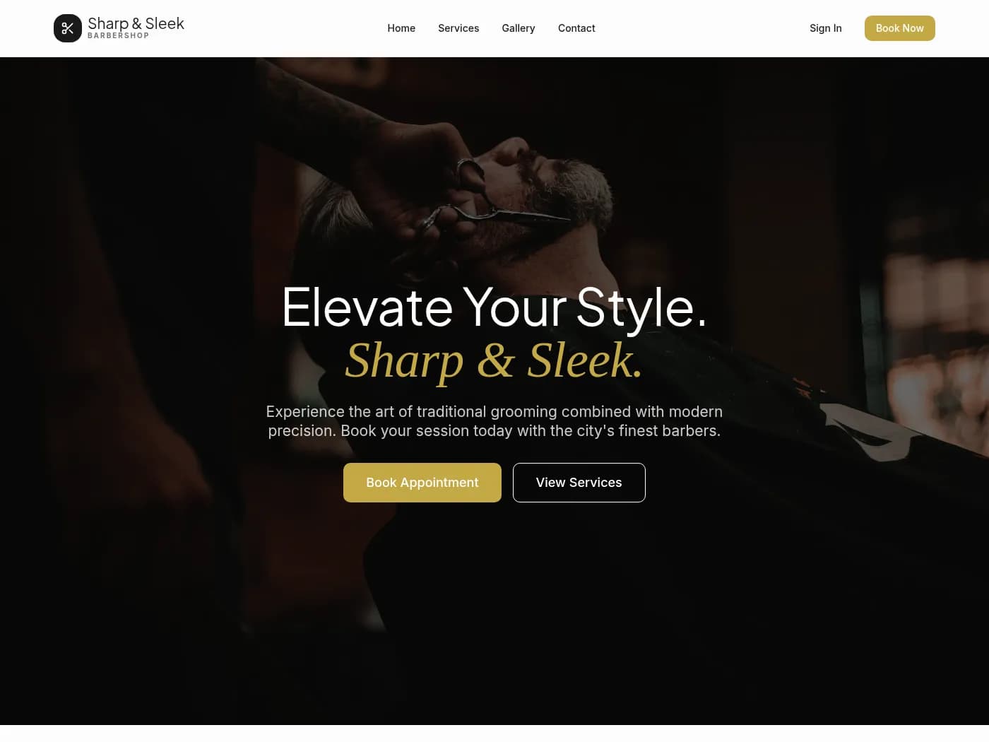 Barber Shop Booking