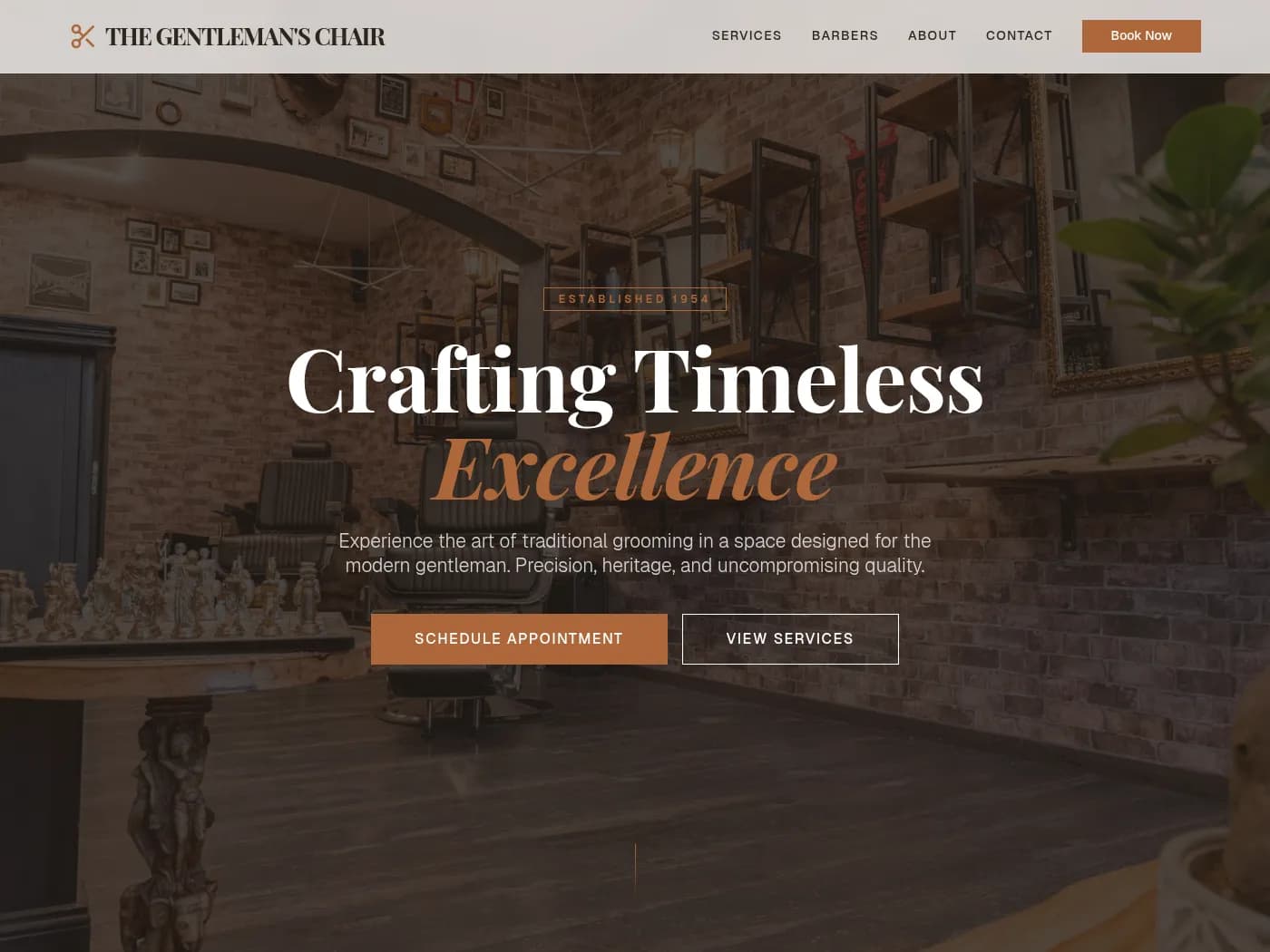Barber Shop Web Hub