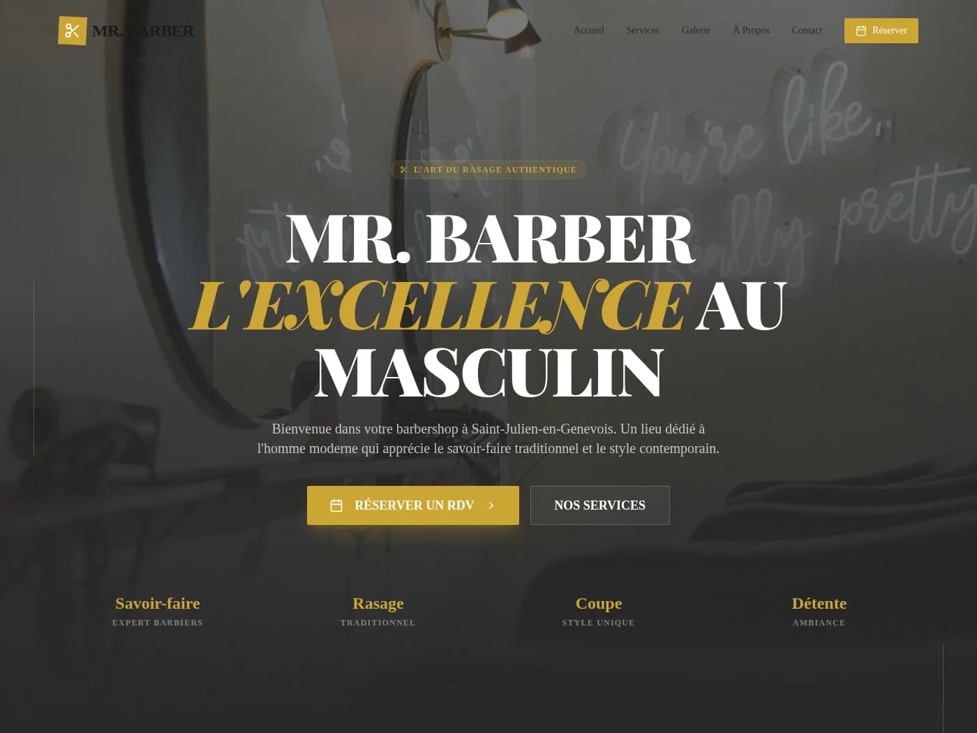 Barber Showcase Site
