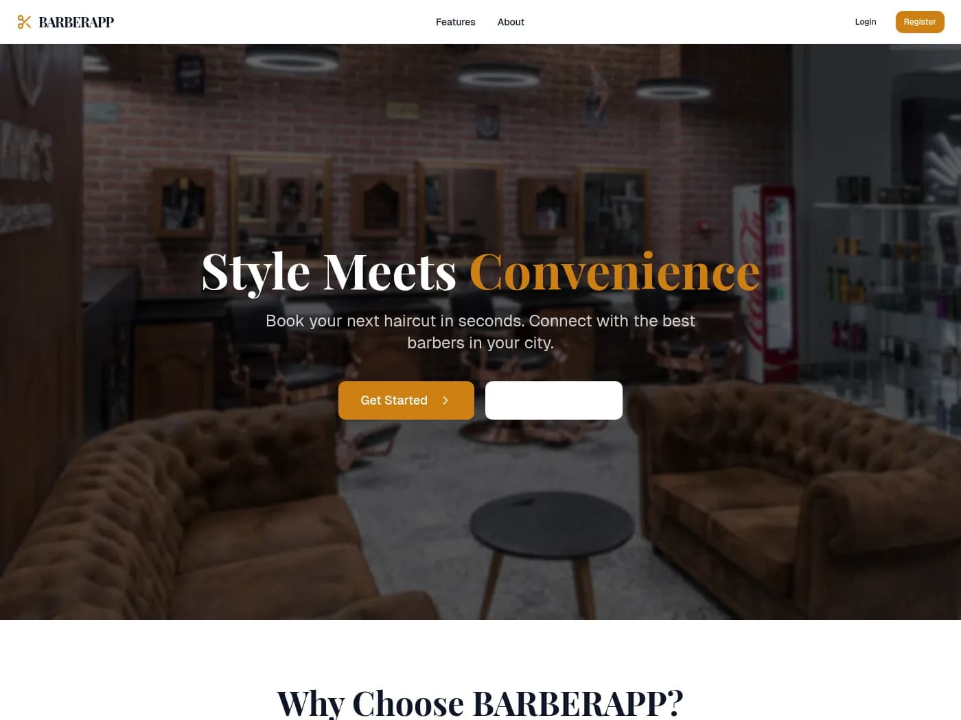BarberApp Booking Platform