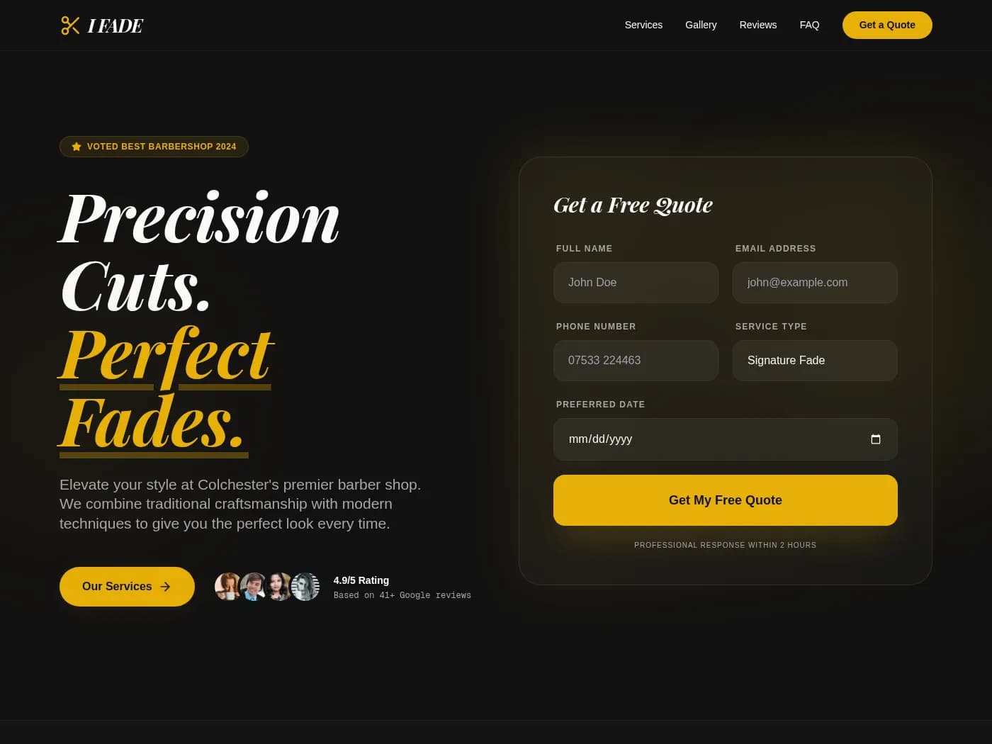 BarberBoost Web Presence