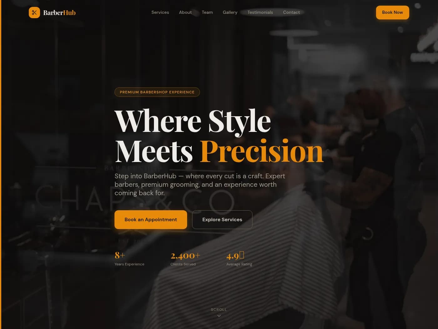 BarberHub Website