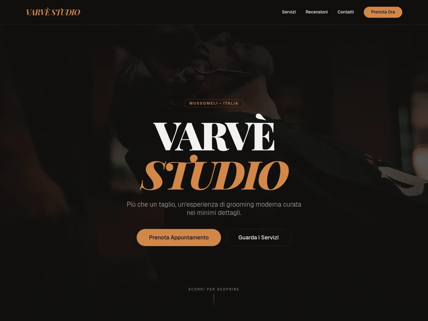 Varvè Studio Barber Web