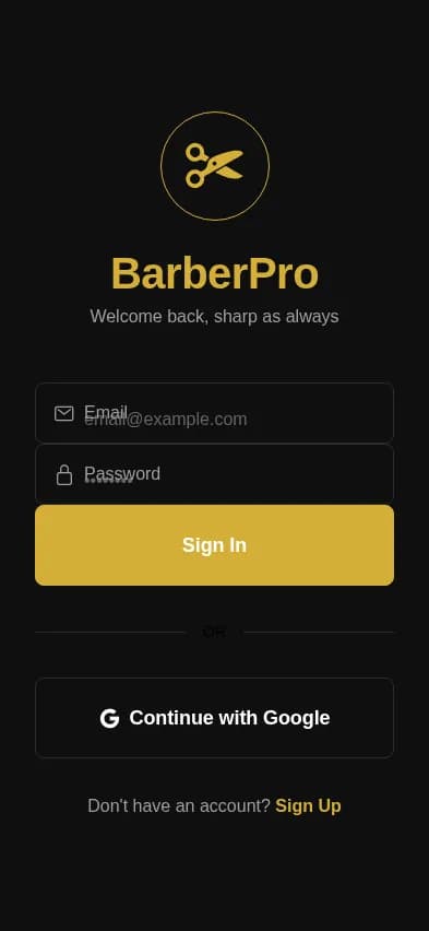 BarberPro Automation App