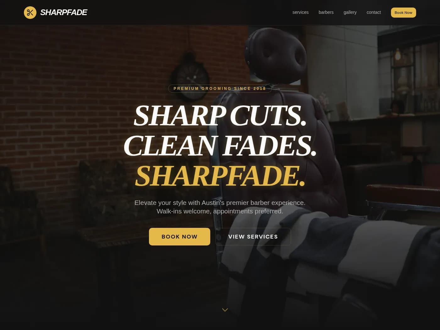 SharpFade Barber Web