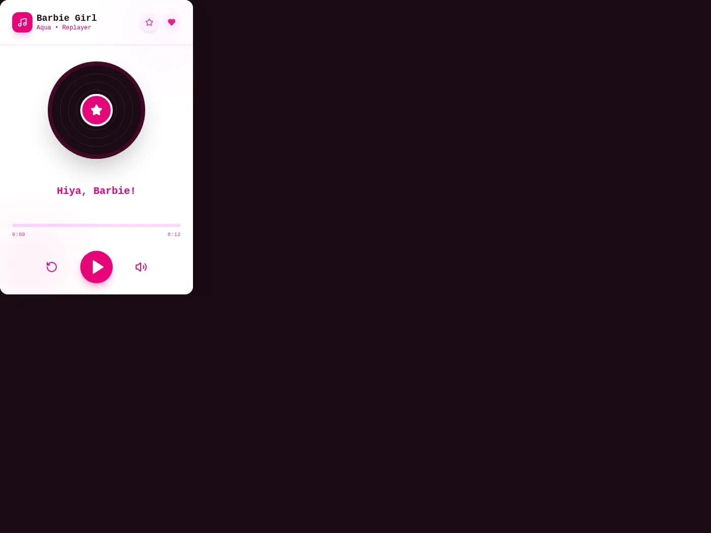 Barbie Girl Replayer