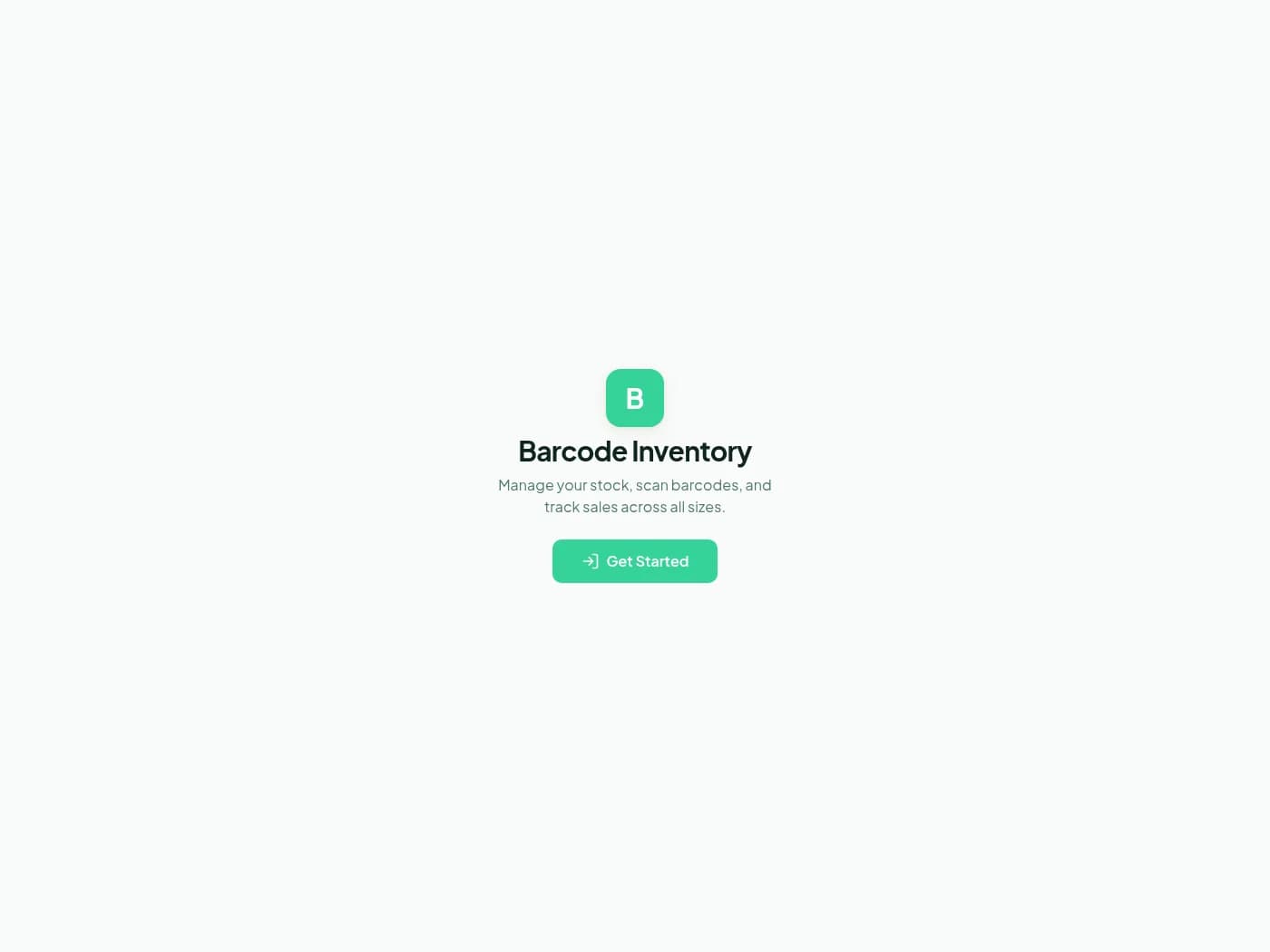 Barcode Inventory Manager