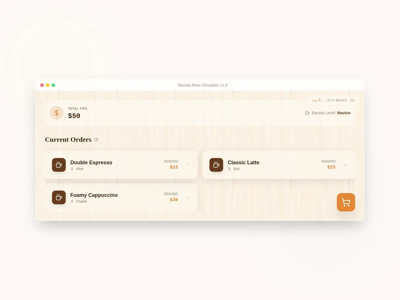 Barista Brew Simulator
