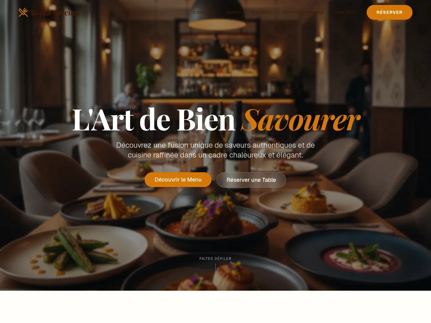 Barka Saveurs Site