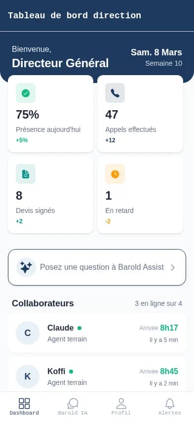 Barold Assist Mobile Demo