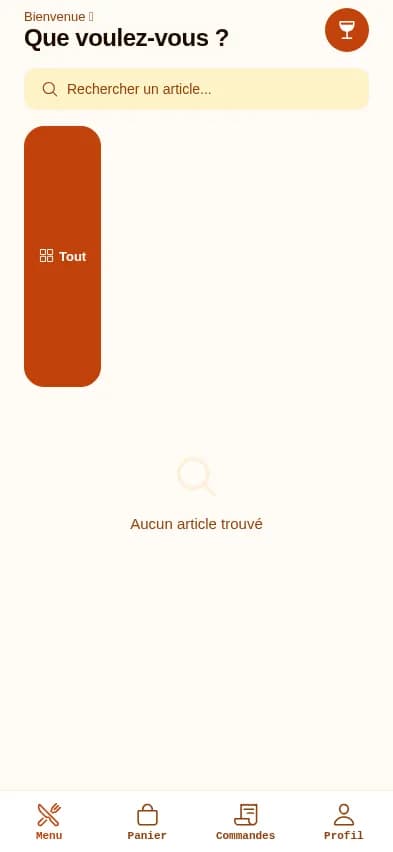 BarOrder Mobile App