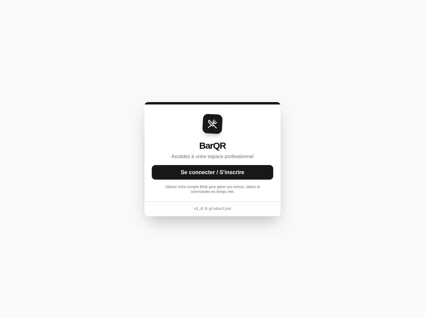 BarQR Order & Pay