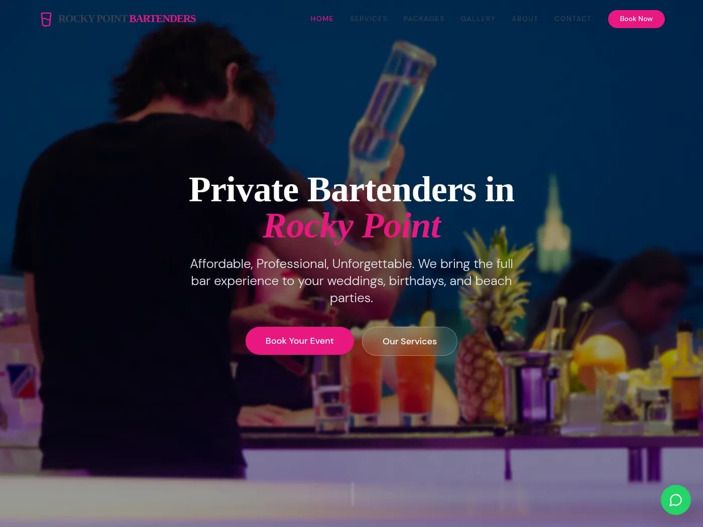 Rocky Point Bartenders Web