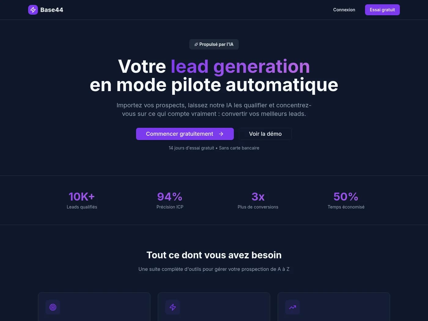 Base44 Lead Dashboard