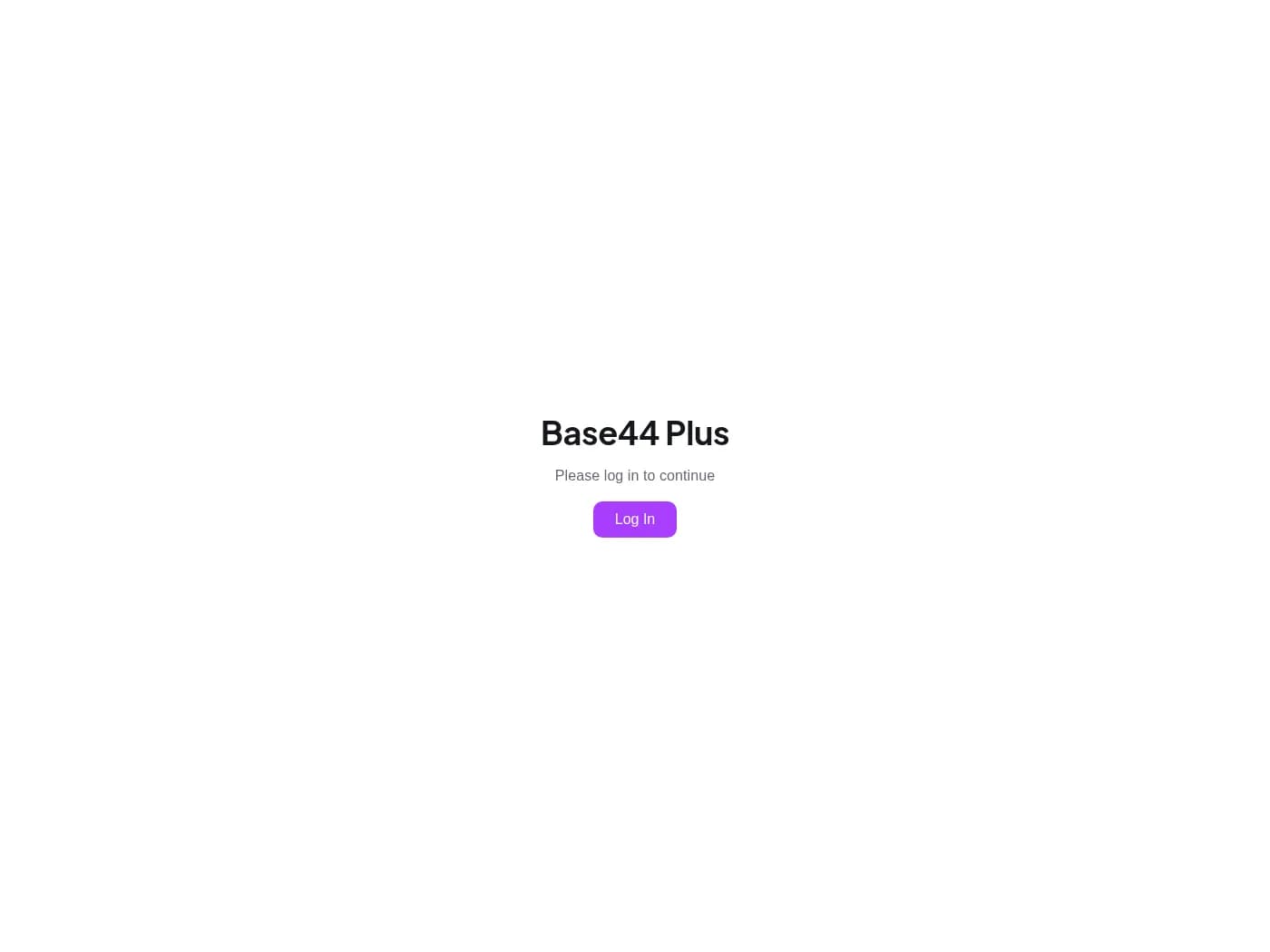 Base44 Plus