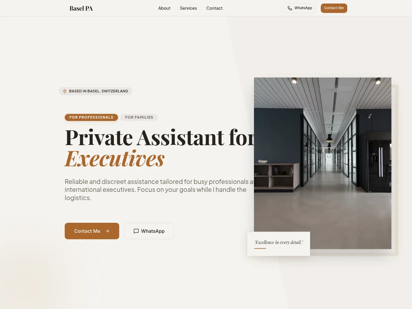 Basel PA OnePage Site