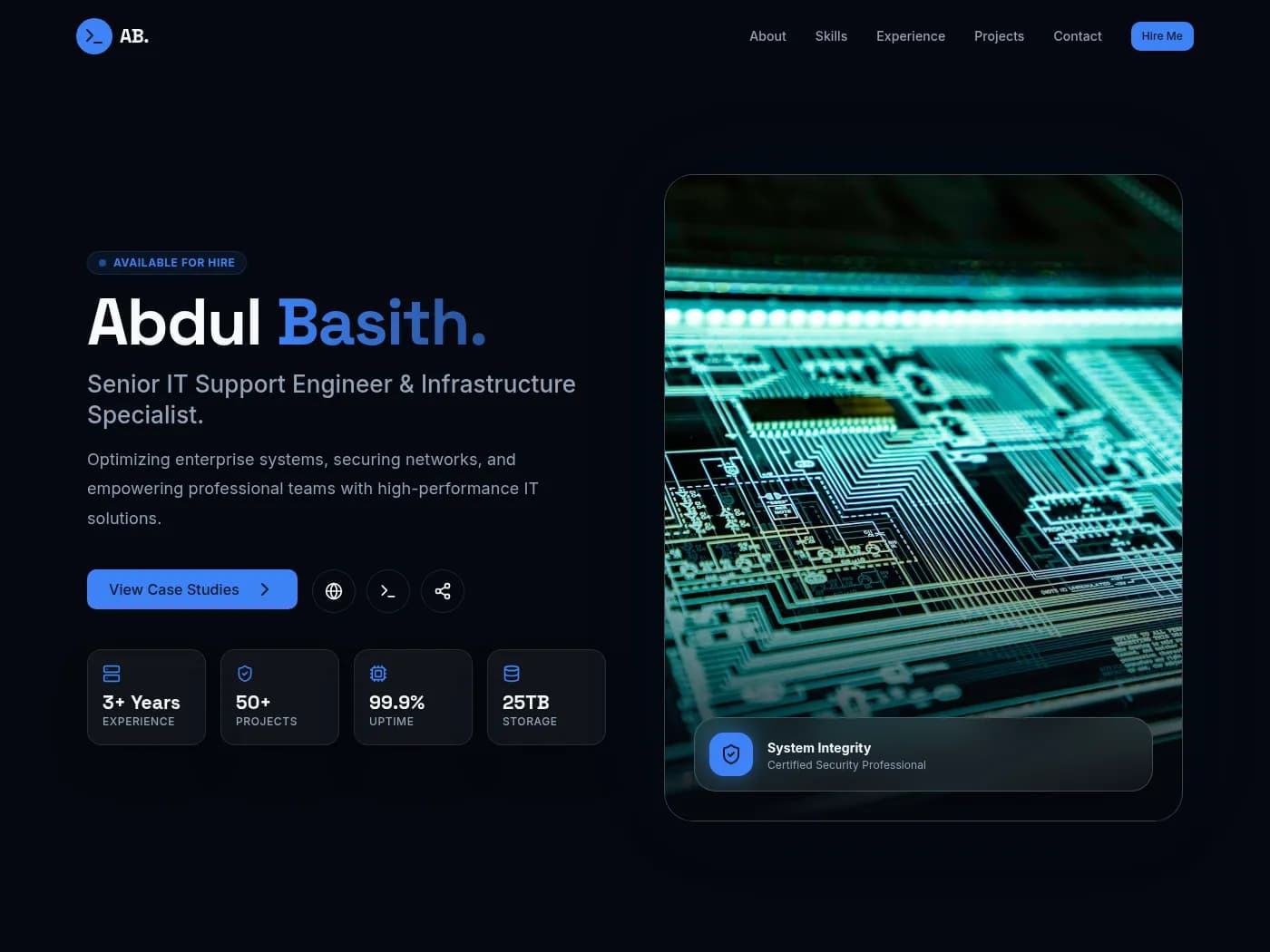 Basith Profile Page