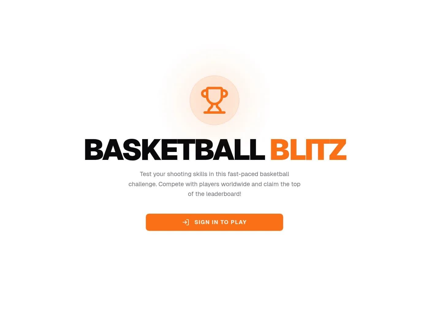 Basketball Blitz Game