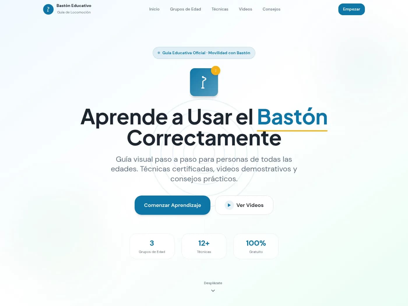 Bastón Educativo Visual
