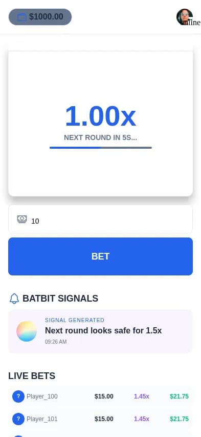 BatBit Aviator Game