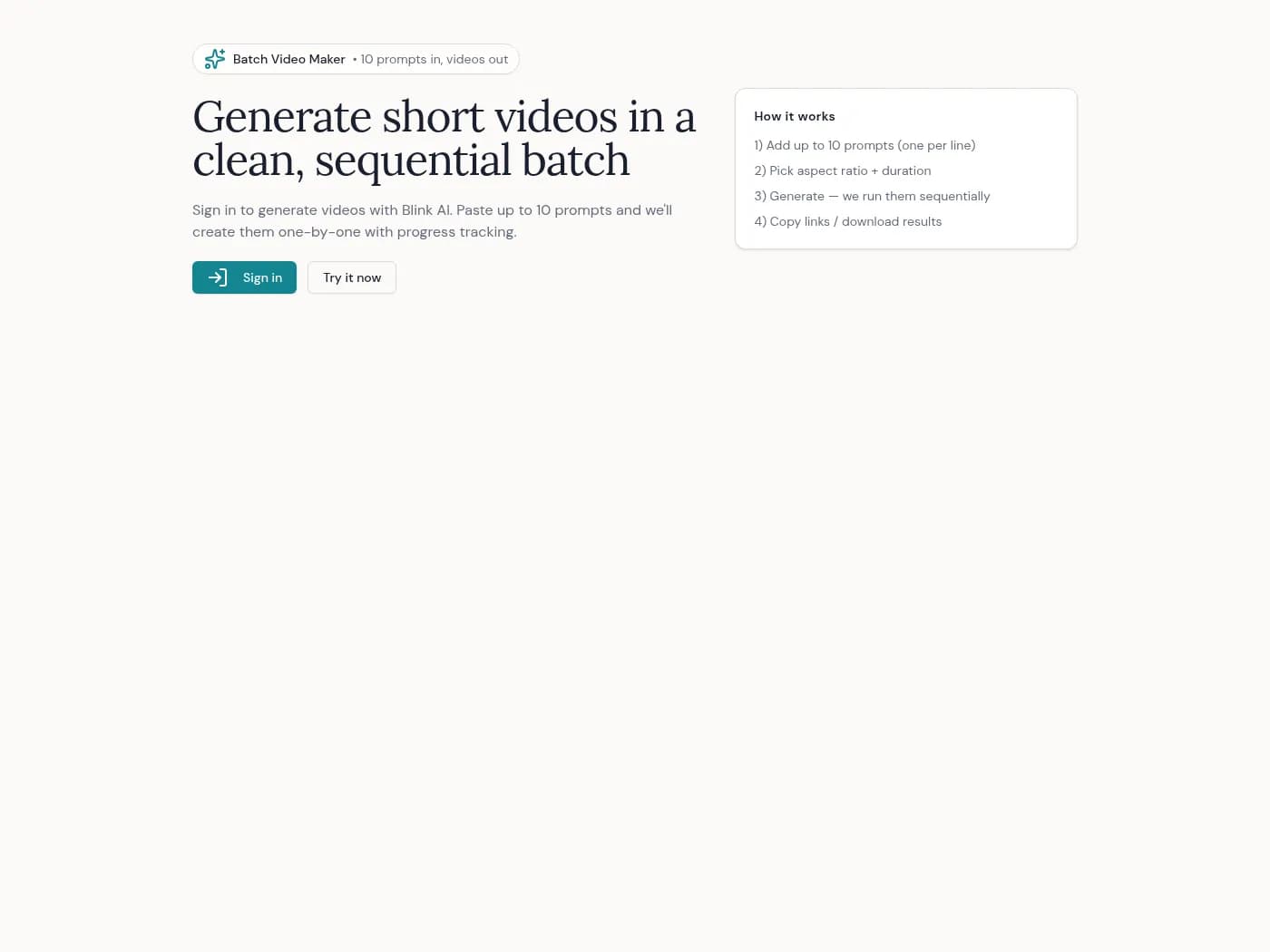 Batch Video Maker