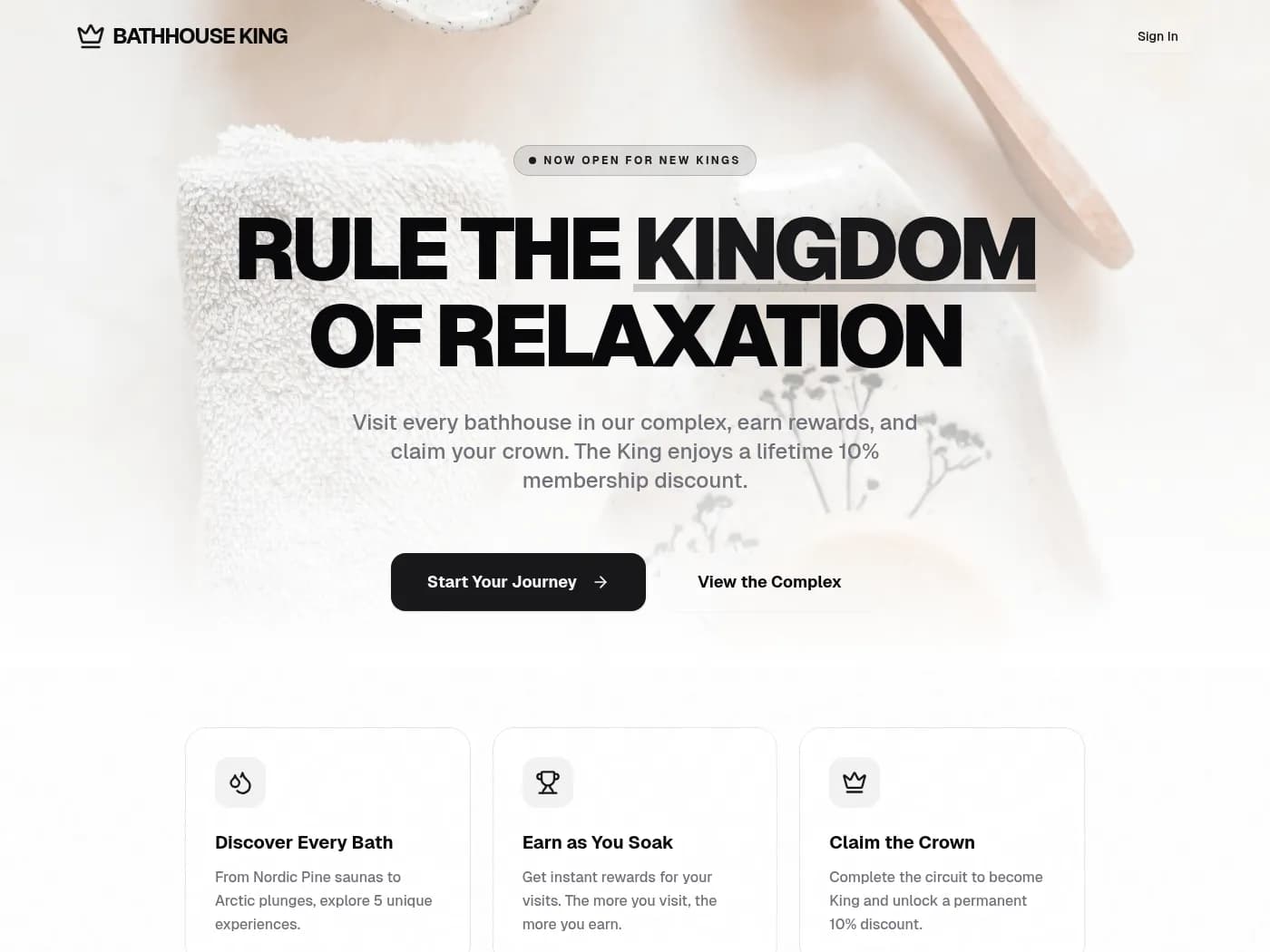 Bathhouse King Rewards