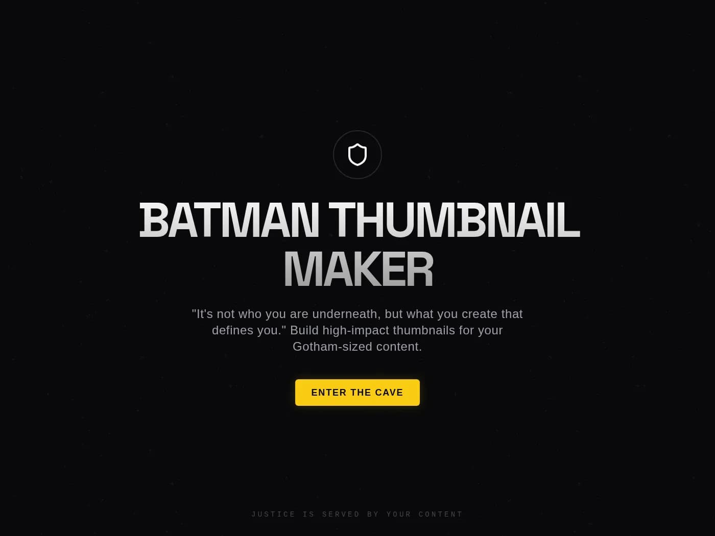Batman Thumbnail Maker