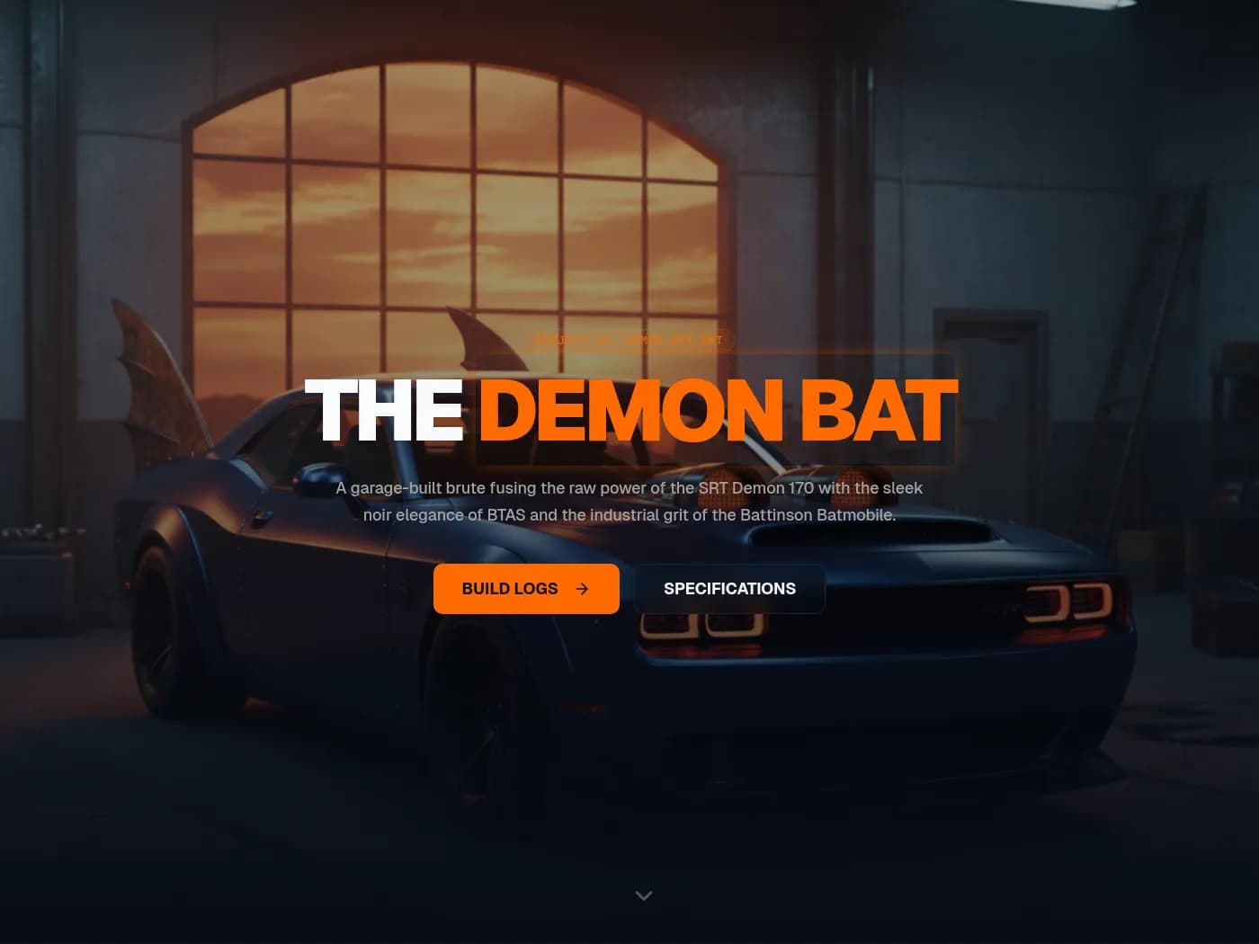 Batmobile SRT Demon Redesign