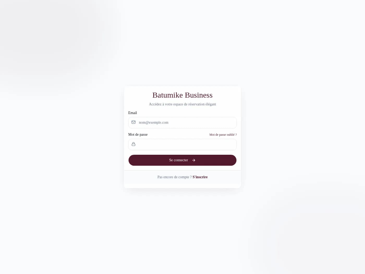 Batumike Booking Suite