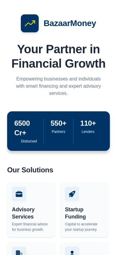 BazaarMoney Mobile App
