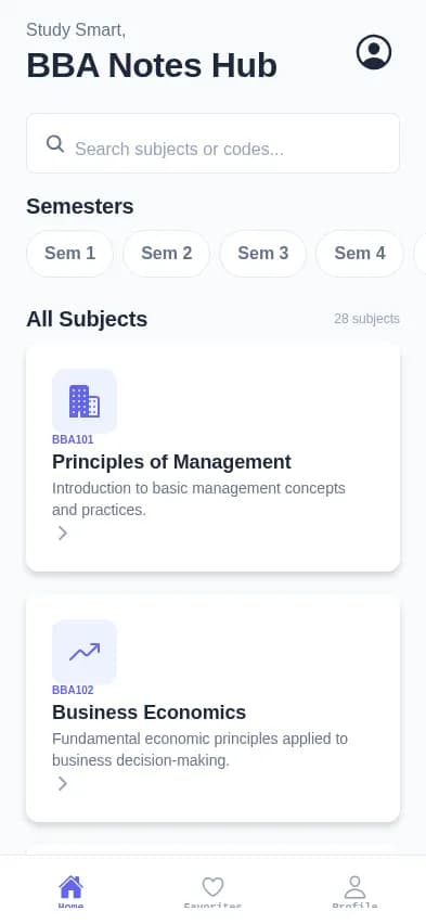 BBA Notes Hub