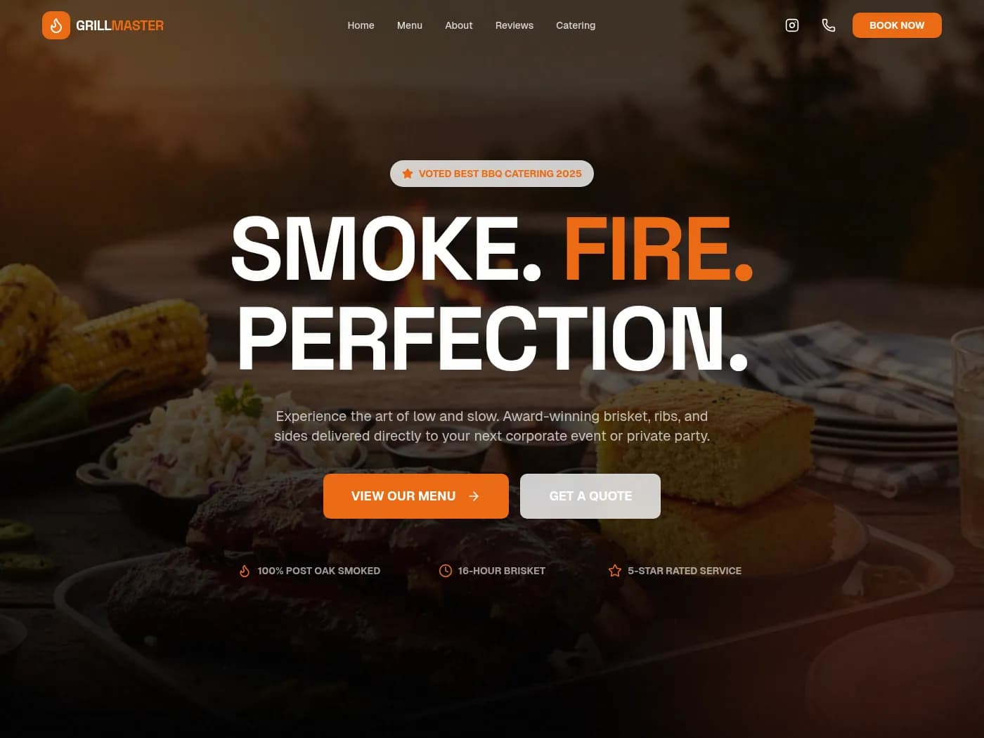 GrillMaster Catering Site