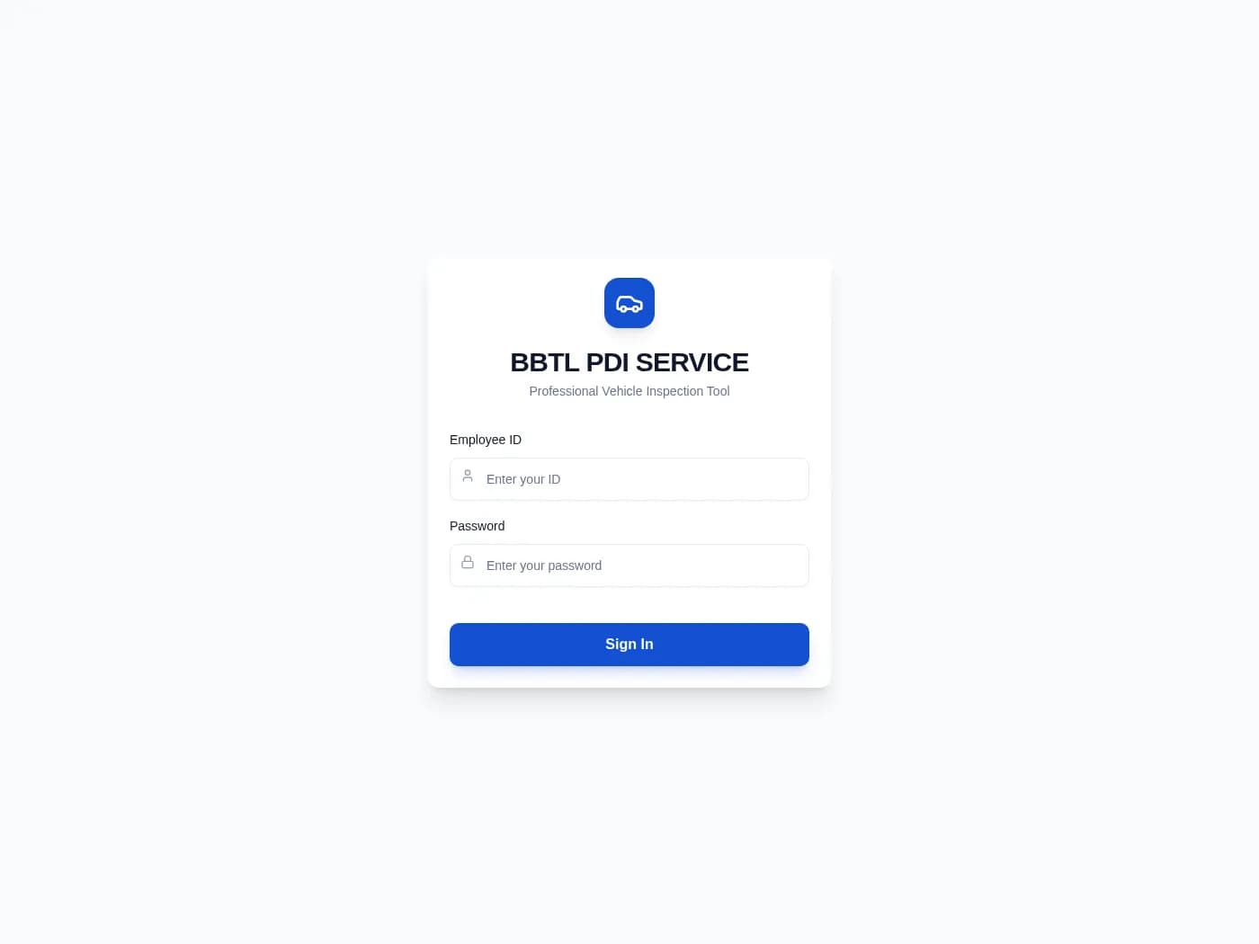BBTL PDI Inspector