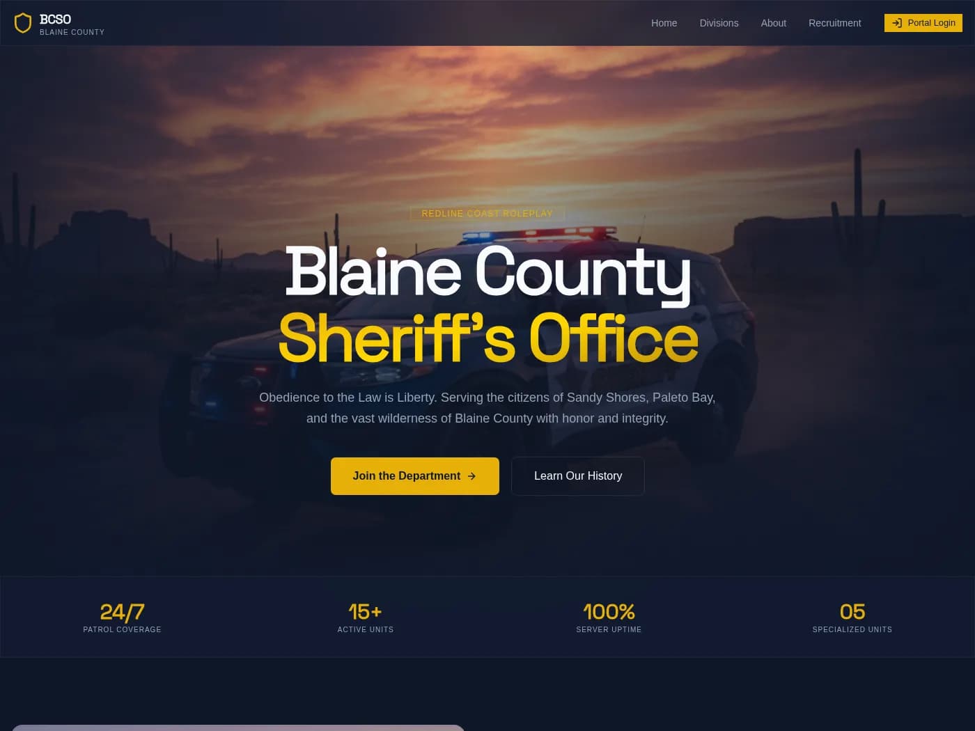 Redline Coast BCSO Site
