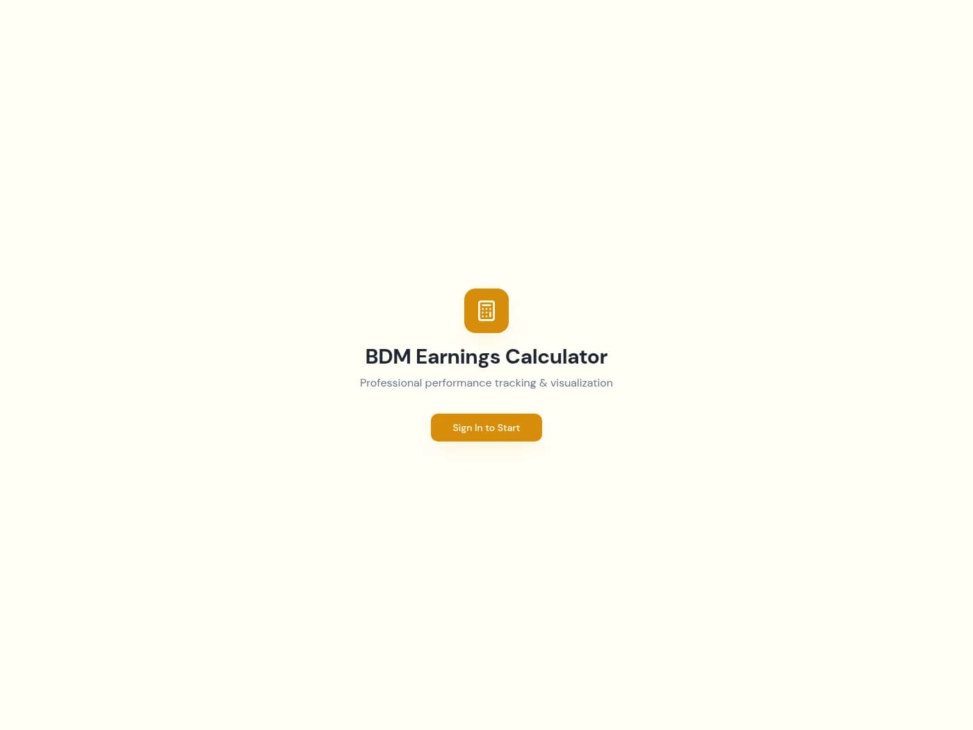 BDM Earnings Calculator
