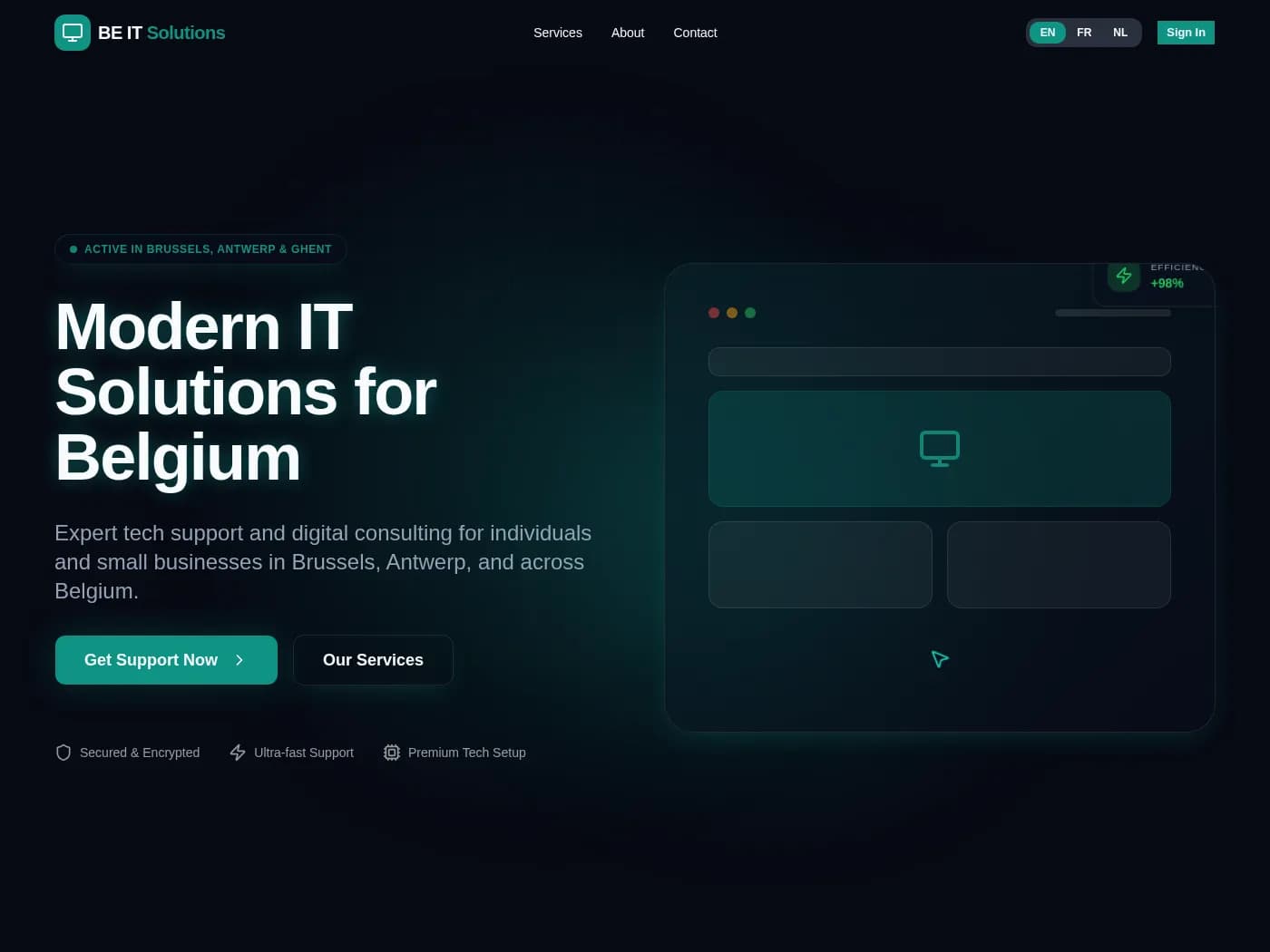Belgium IT Solutions Site