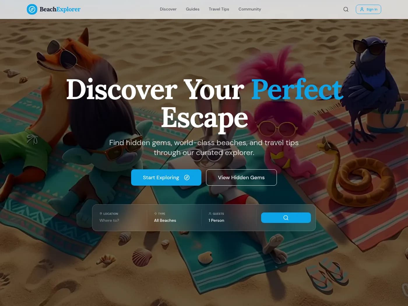 Beach Explorer