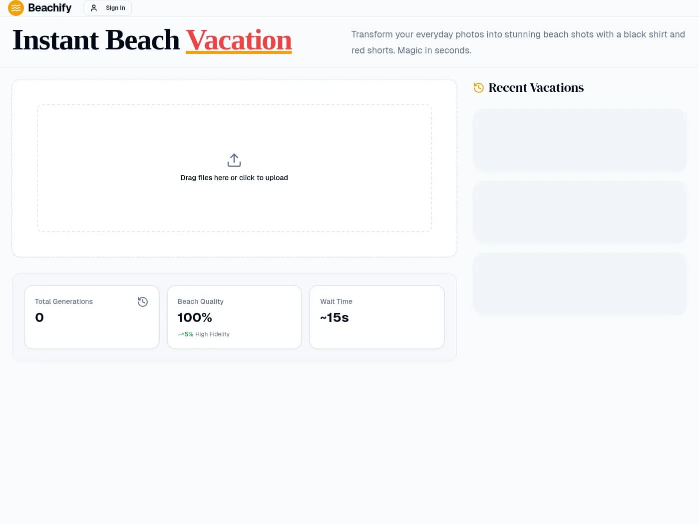 Beach Outfit Generator