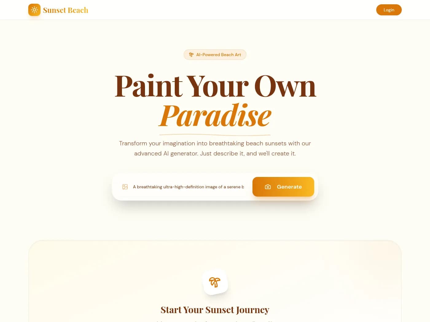 Sunset Beach Creator
