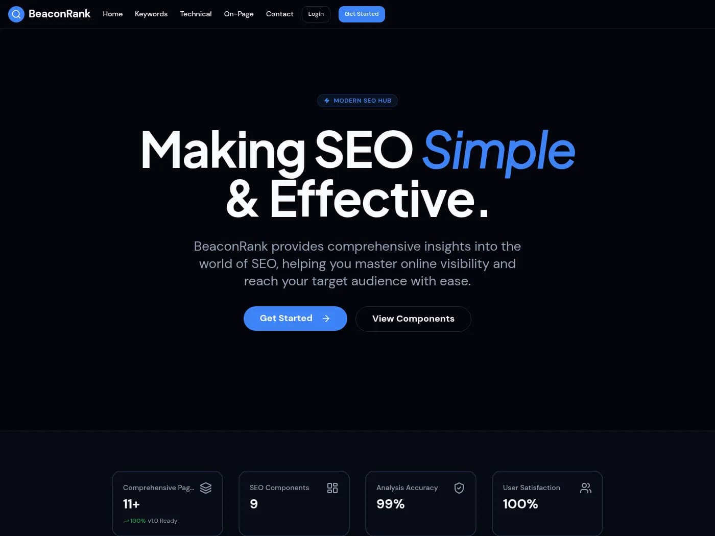 BeaconRank SEO Hub
