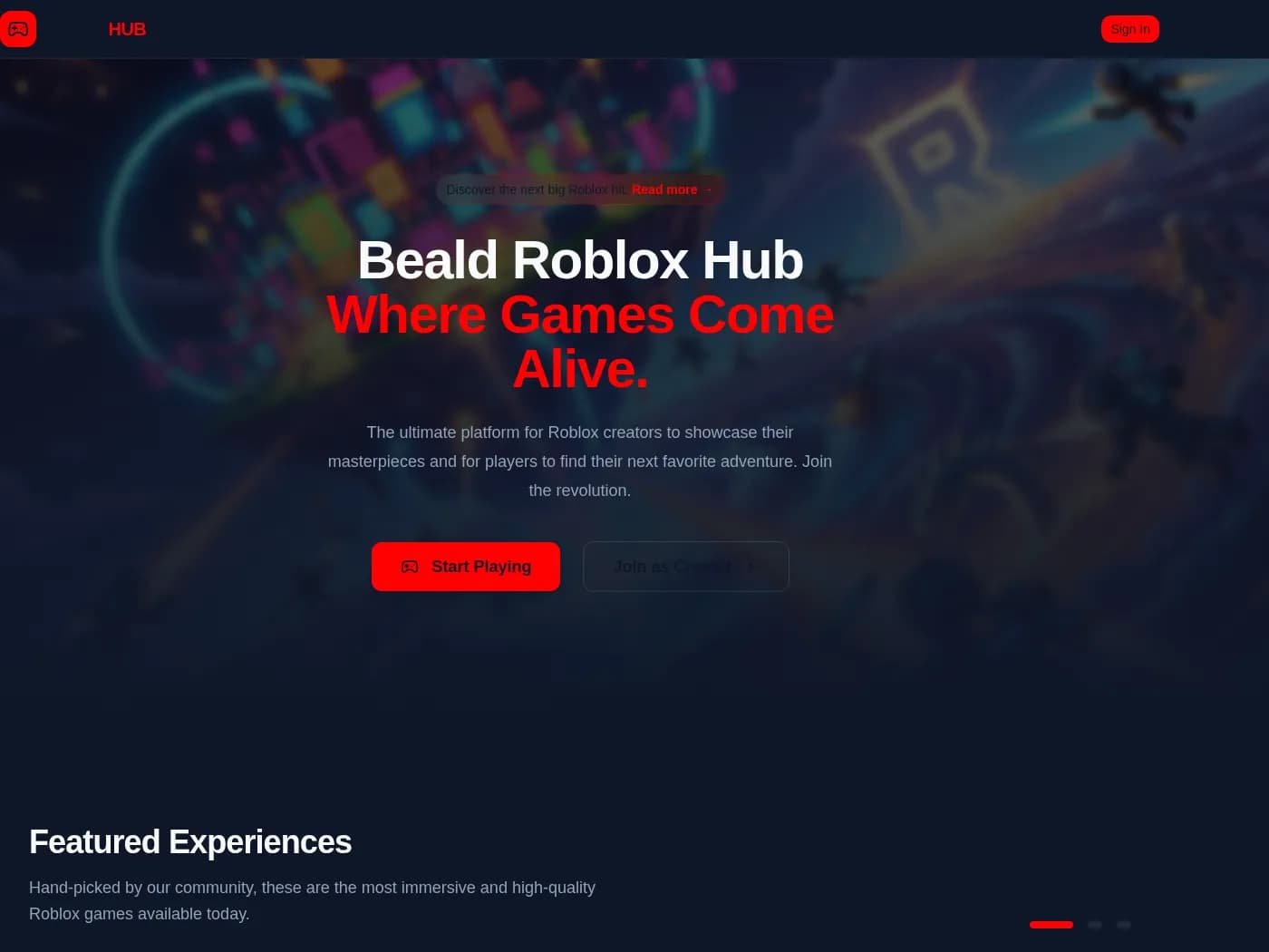 Beald Roblox Hub