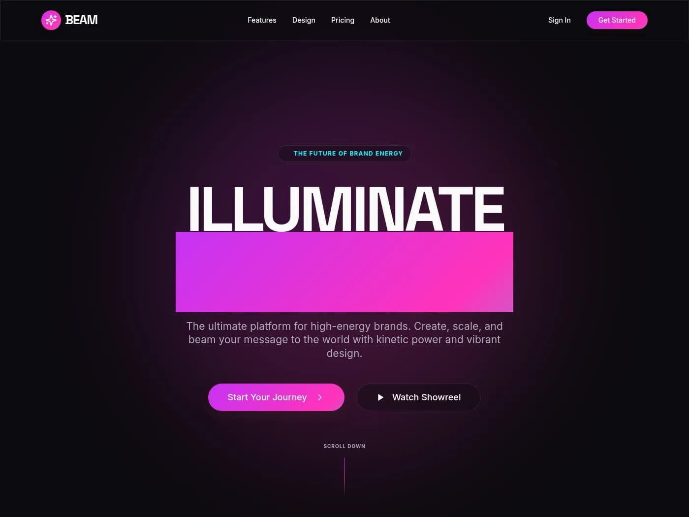 Beaming Web Presence
