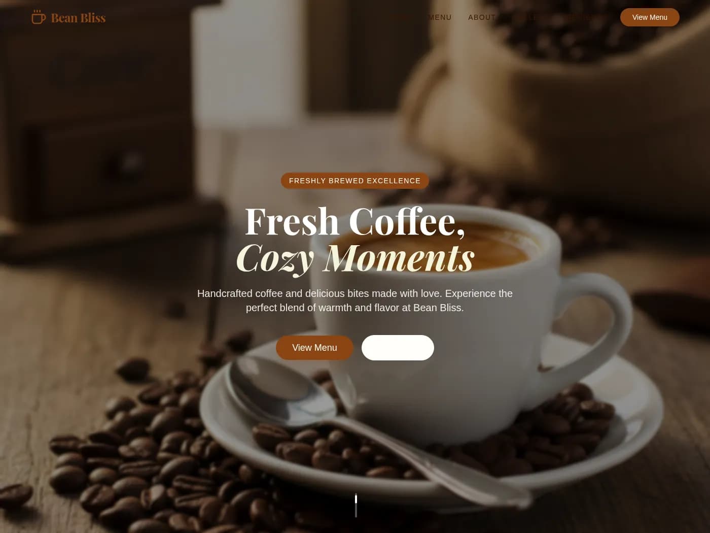 Bean Bliss Café Site