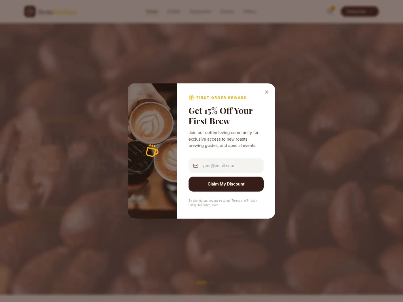 Bean Boutique Website