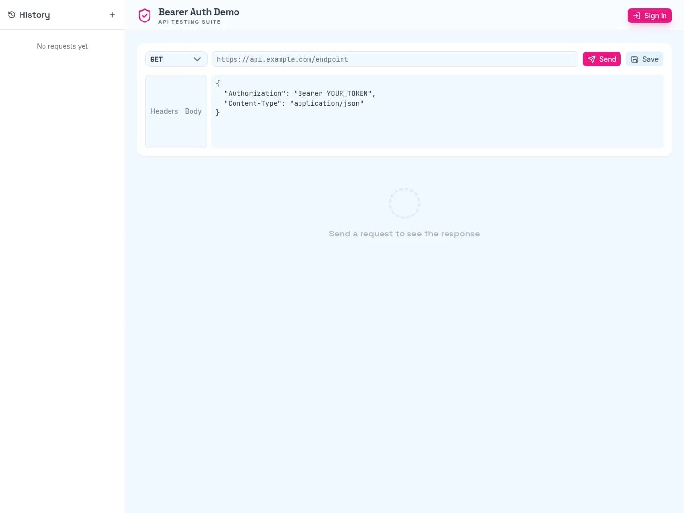 Bearer Auth Demo