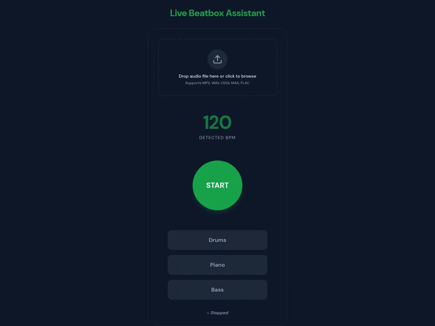 Live Beatbox Assistant