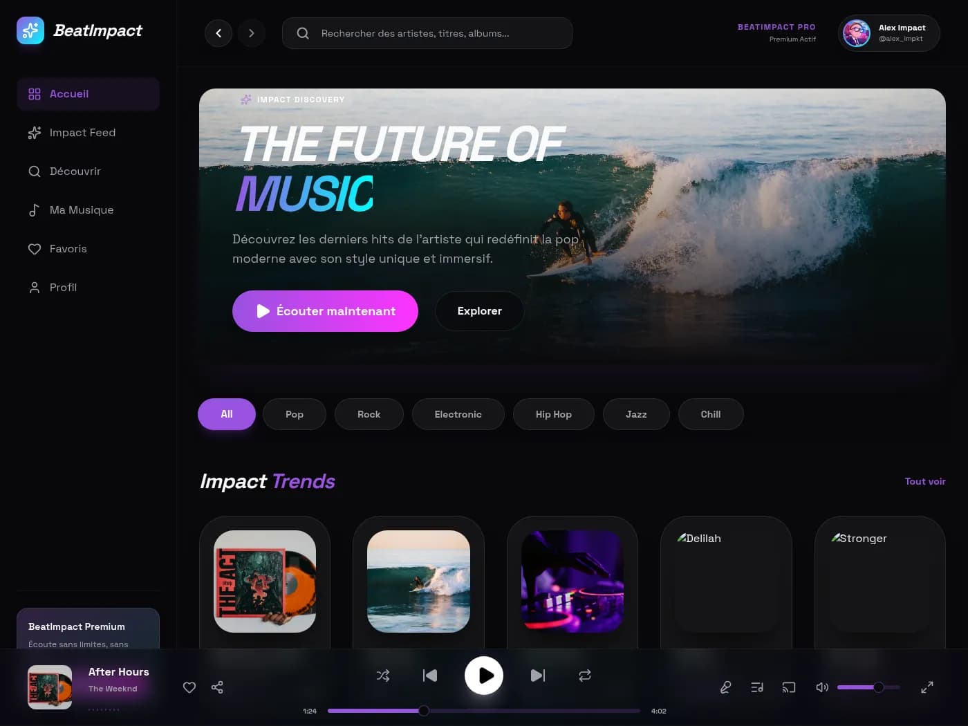 BeatImpact Music App